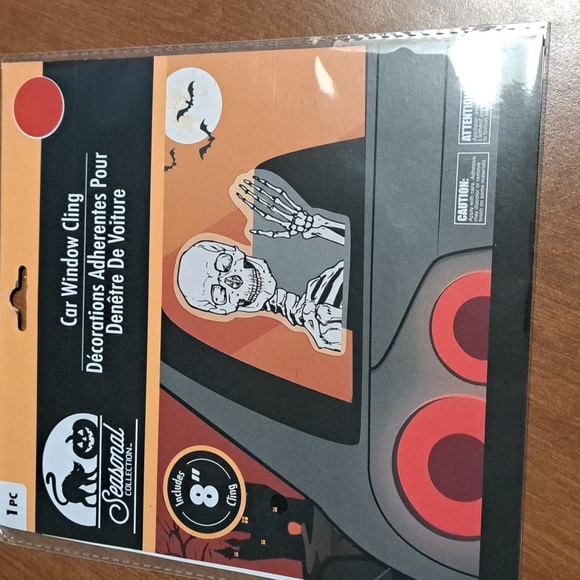 Holiday | Halloween Car Window Cling With Skeleton Design Bundle Only ...